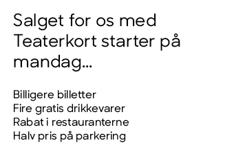 Forside | DET KGL. TEATER